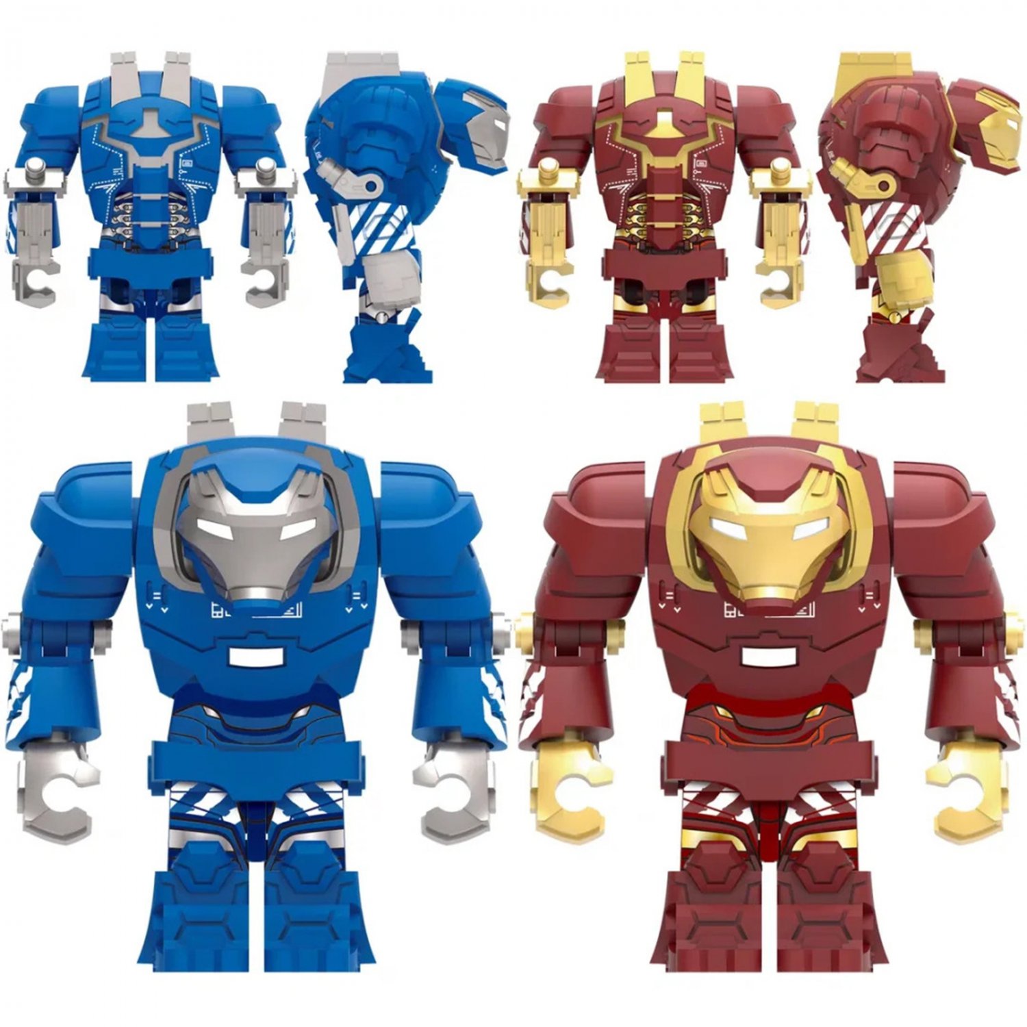 Iron Man Mark 38 Igor Marvel Superhero Iron Man Armour 2Pcs Minifigure ...