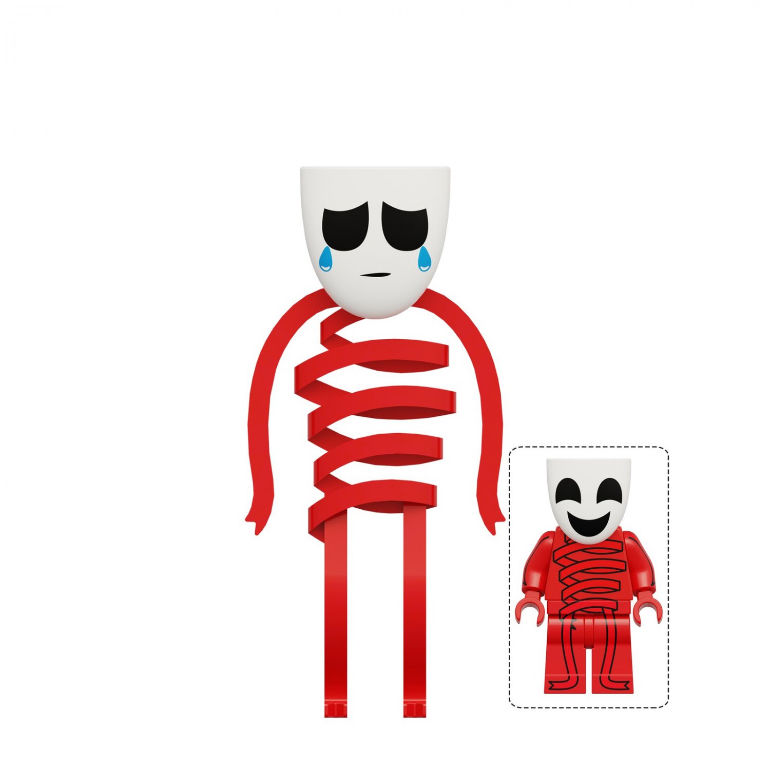 Gangle The Amazing Digital Circus Lego Compatible Minifigure Bricks Toys