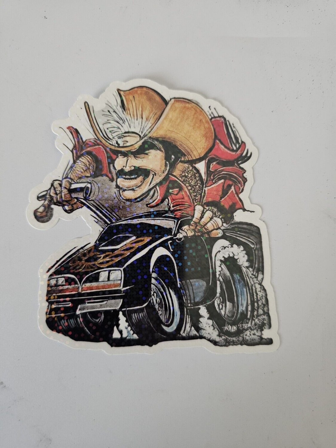 Smokin Bert Trans Am Glitter Sticker