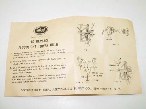 Ideal Models HO Scale Flood Light Tower Old Stock|BrassTrainsAndMore