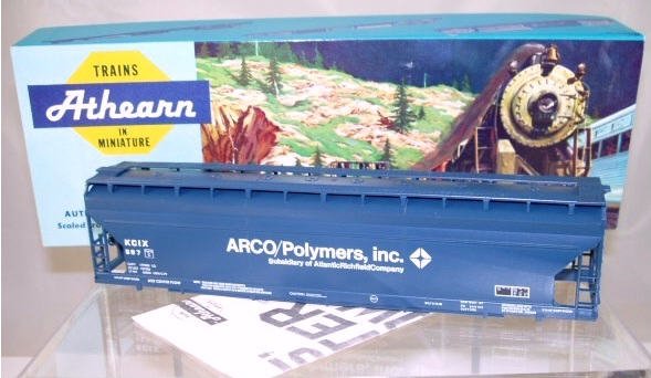 Athearn/Rail Runner HO Scale Arco/Polymers Inc. 55Ft. Center Flow ...