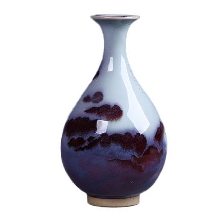 Jingdezhen Cloudy Scenery pot Shaped Small Vase Ceramic Decoration