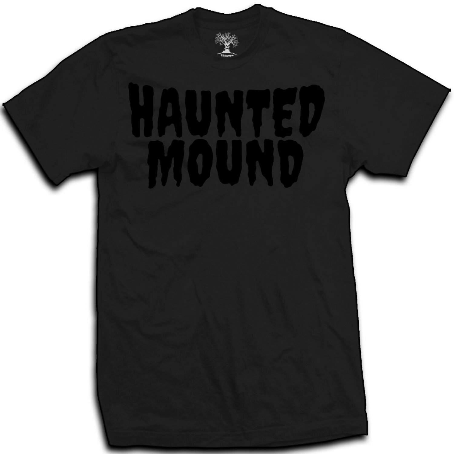 Rare HAUNTED MOUND LOGO "Murdered Out" Blackout black Ghost Mountain ...