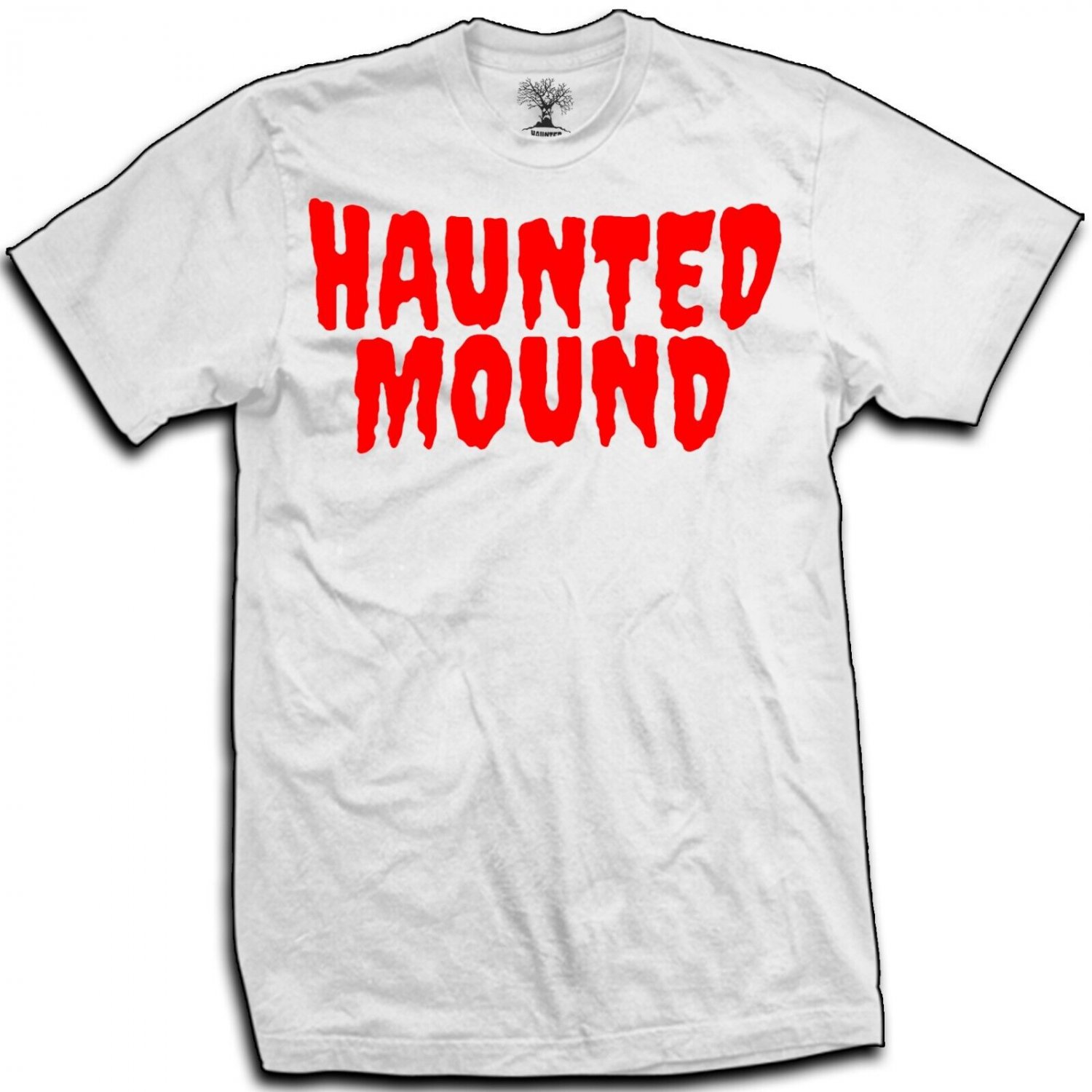 Rare HAUNTED MOUND LOGO Collective of Rappers Dark Sound Ghost Mountain ...