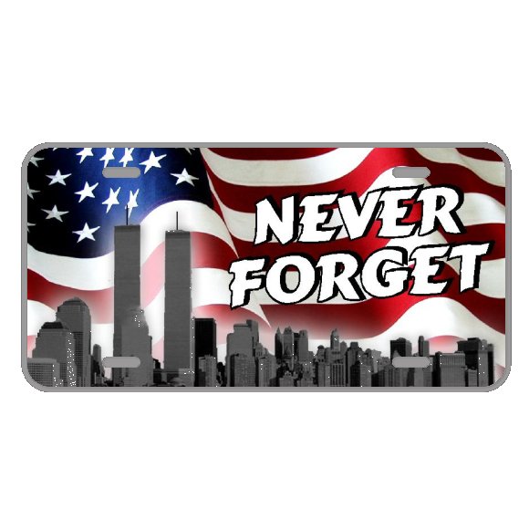 Custom Personalized Novelty LICENSE PLATE/CAR/TRUCK 911 Twin Towers ...