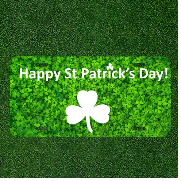 St Patricks Day Saint Patricks Day Custom Novelty License Plate Car Tag