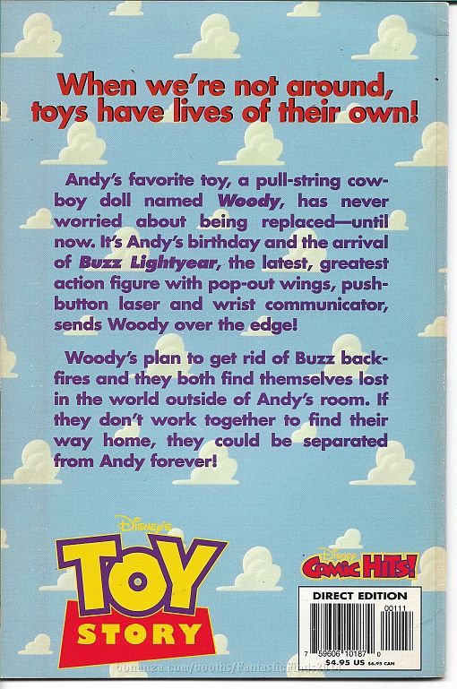 Disney's Toy Story #1 (1995) _Marvel Comics _ Official Film Adaptation ...