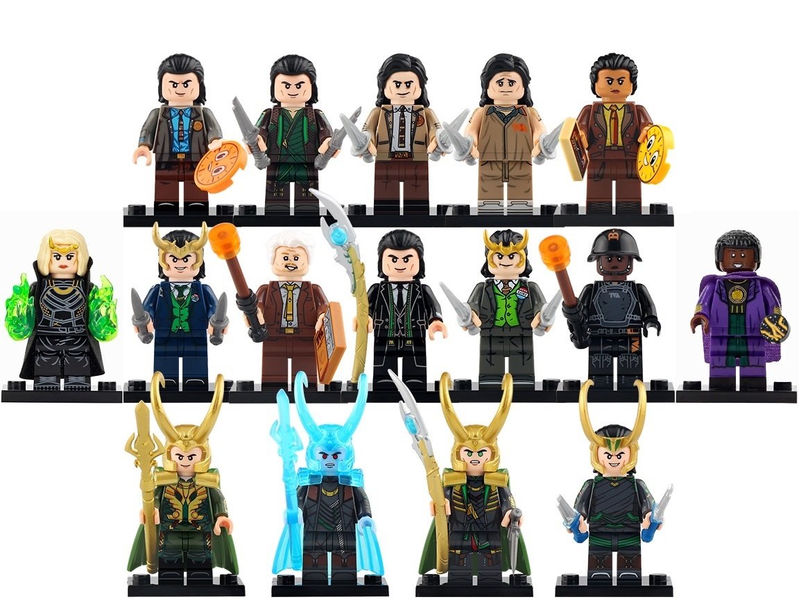 Loki 2021 Sylvie Renslayer Mobius Kang Conqueror 16pcs Minifigures ...