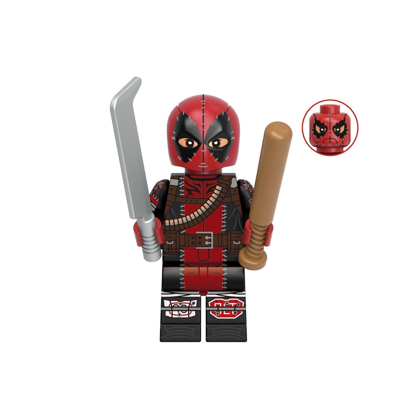 Deadpool Masacre Marvel Lego Compatible Minifigure Bricks Toys