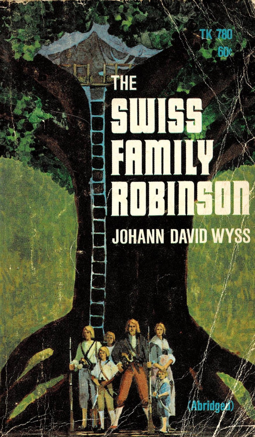 The Swiss Family Robinson By Johann David Wyss Paperback Book Vintage 1972