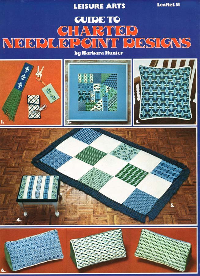 Leisure Arts Guide to Charted Needlepoint Designs 16 Charts