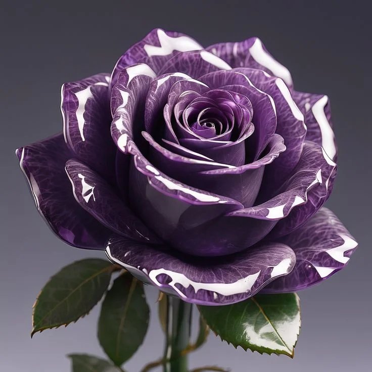 50 seeds Starlight Mottled Rose - Color-Violet Nebula_1