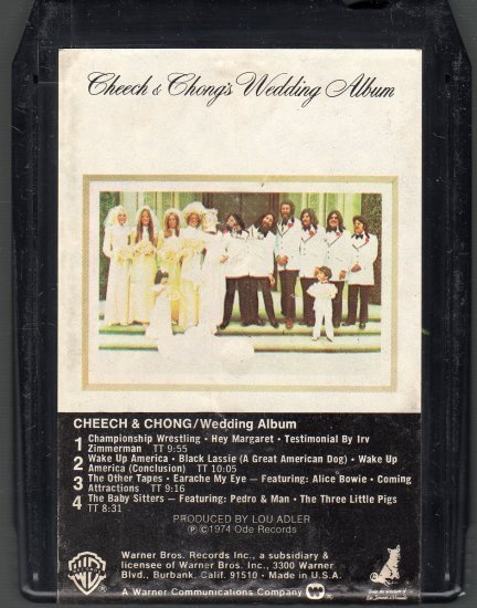 Cheech & Chong - Cheech & Chong's Wedding Album 8-track tape