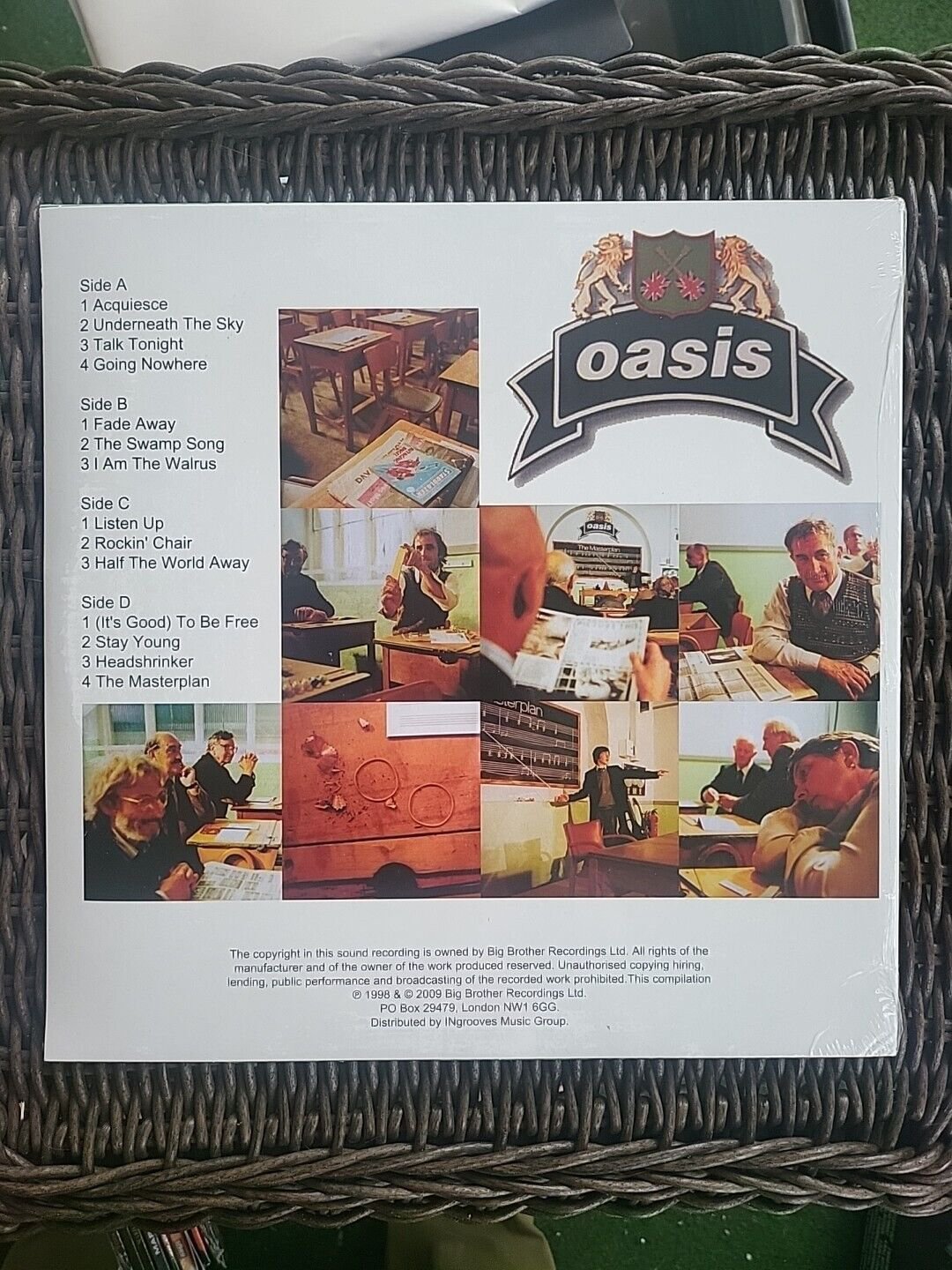 oasis the masterplan vinyl