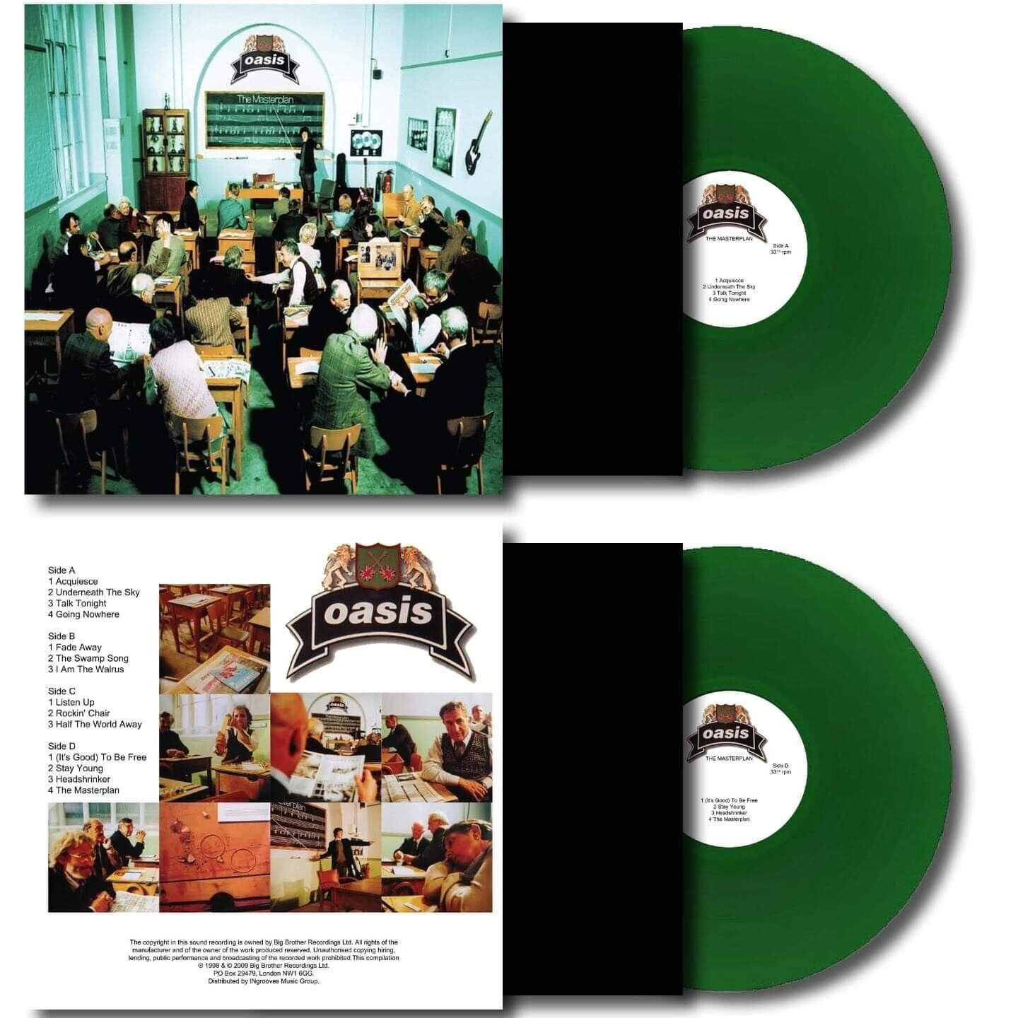 oasis the masterplan vinyl