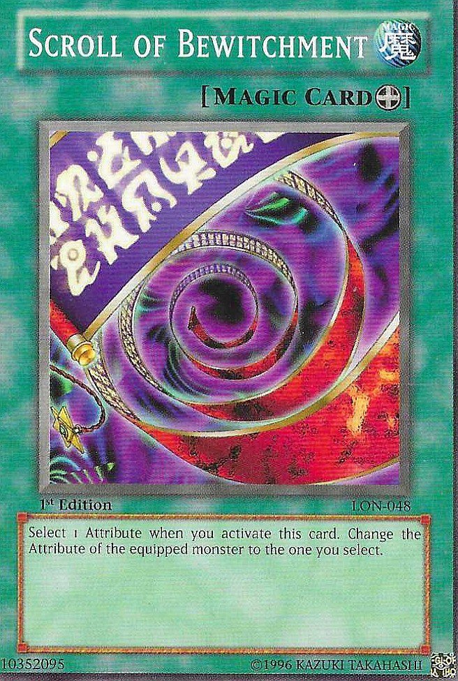 Yu-Gi-Oh! TCG Scroll of Bewitchment Labyrinth of Nightmare LON-048 1st ...