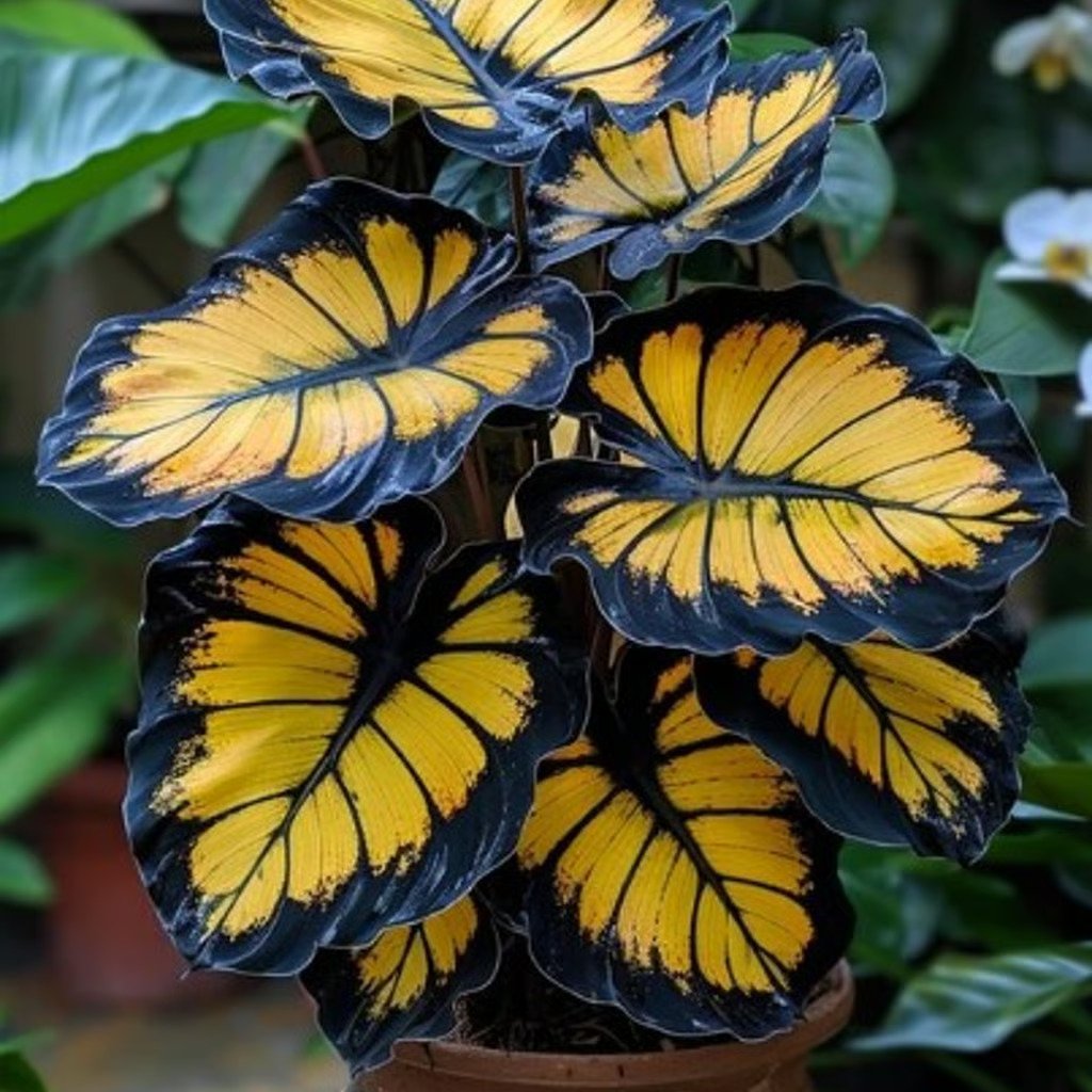 25 Sunburst Calathea Seeds Houseplant Fresh Seeds