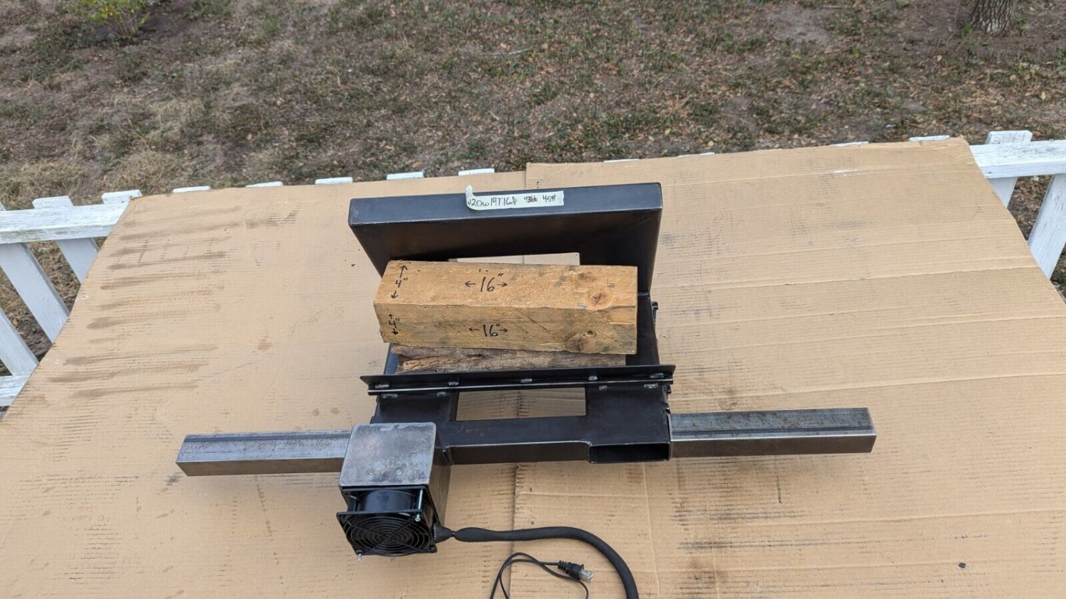 2Q20W14T6D Fireplace Log Grate Blower Tube Heat Exchanger Fits Under ...