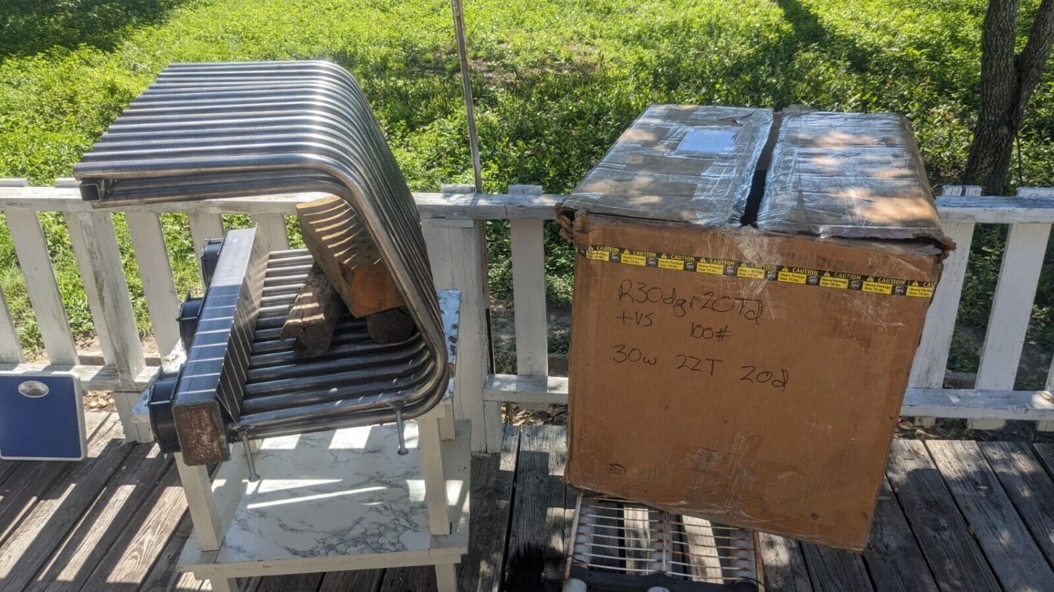 30DG20TD Double Row Tube Blower Heat Exchanger More Heat