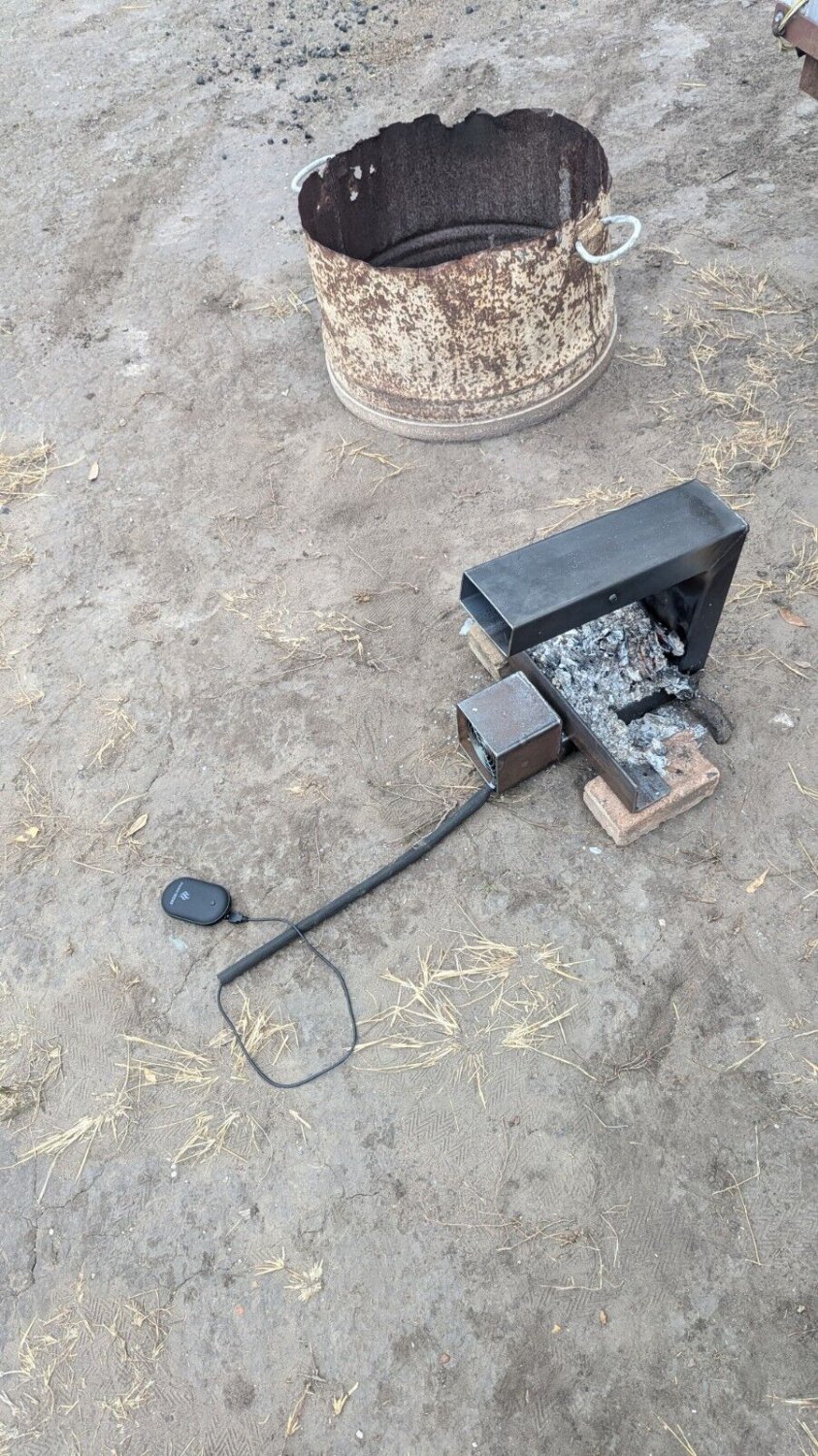 14DC14TD Fireplace Grate Heater USB Tube Blower Heat Exchanger Saves ...