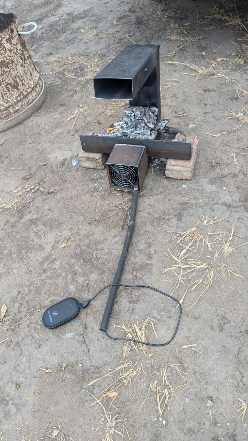 14DC14TD Fireplace Grate Heater USB Tube Blower Heat Exchanger Saves ...