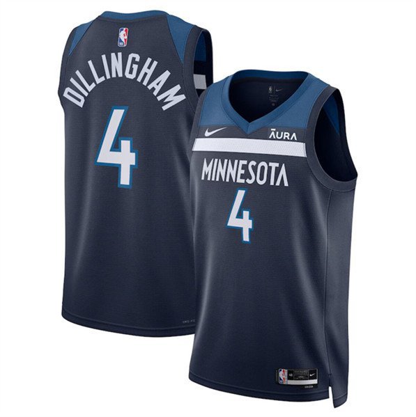 Men's Minnesota Timberwolves Rob Dillingham 2024 Draft Icon Edition ...