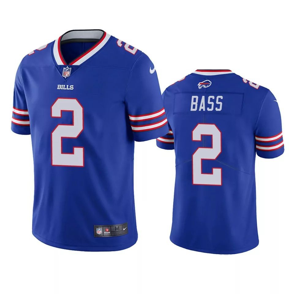Men & Youth #2 Tyler Bass Buffalo Bills Color Rush Limited Blue Jersey