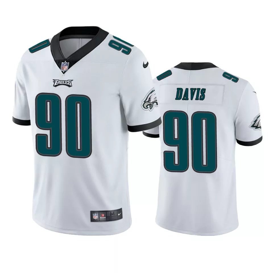 Men & Youth #90 Jordan Davis Philadelphia Eagles Color Rush Limited ...