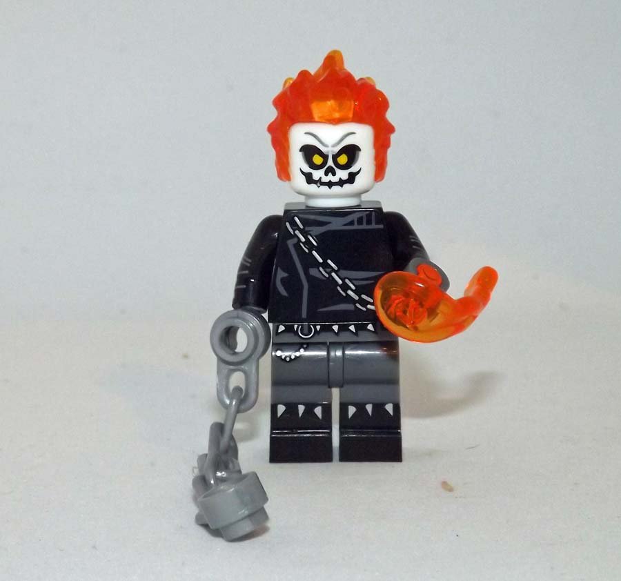 1 Ghost Rider Comic Superhero Minifigure Block Toys