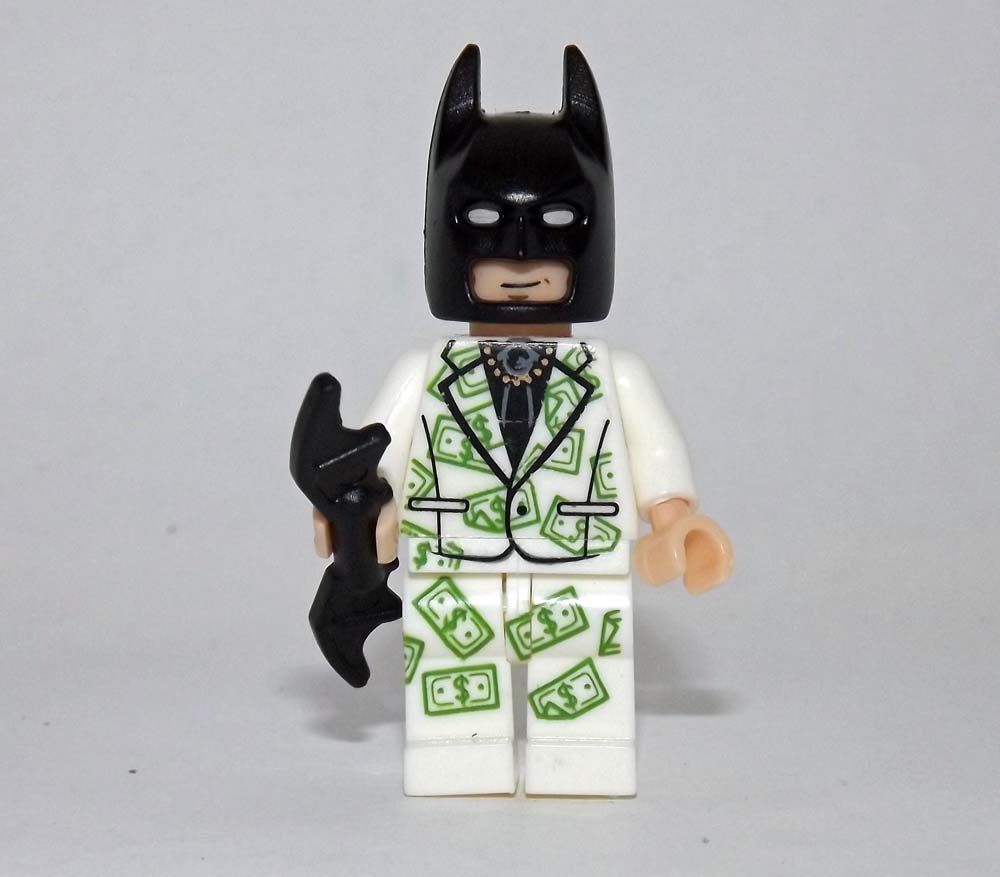 1 Money Suit Batman DC Comic Superhero Minifigure Block Toys