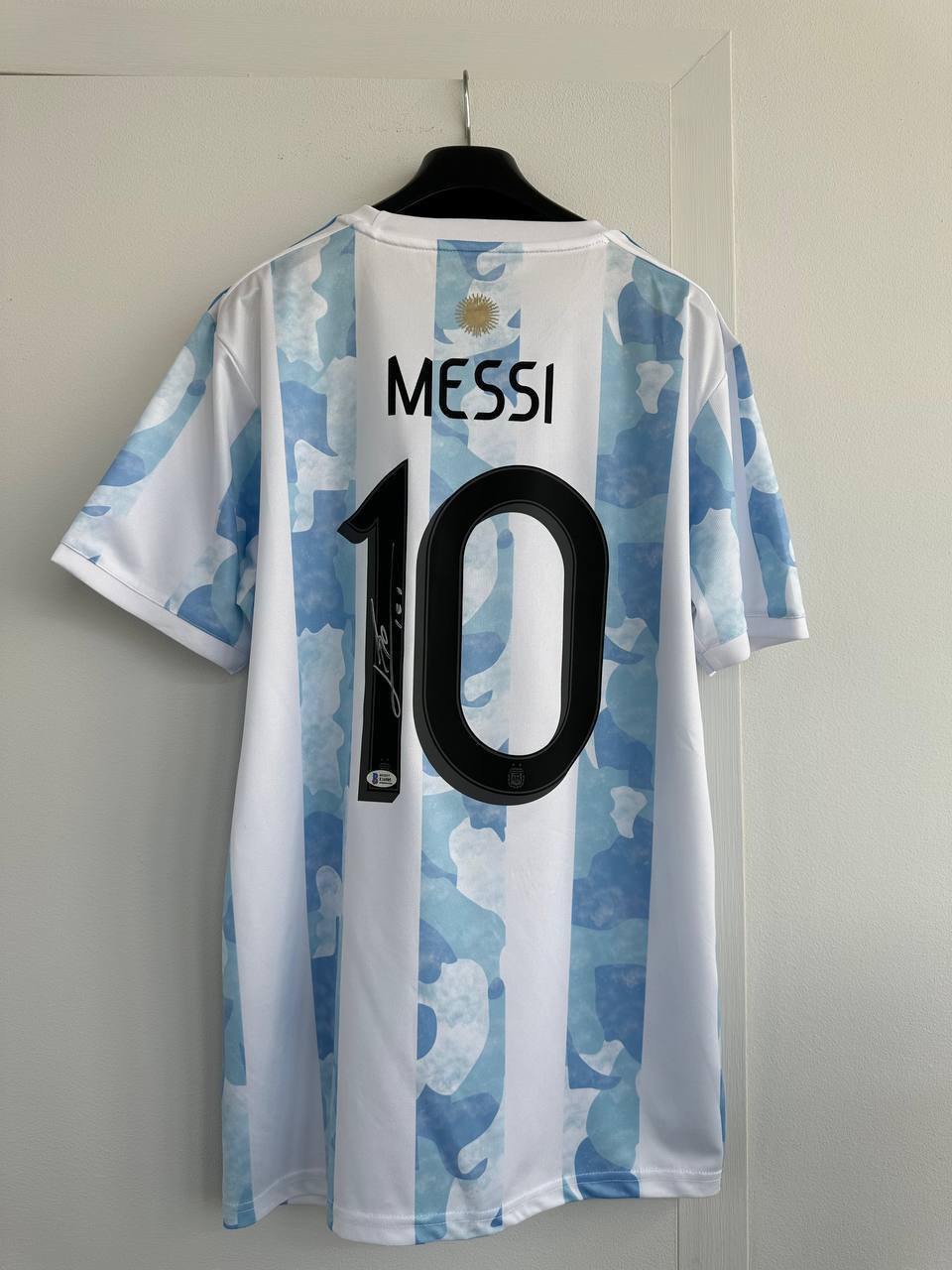 Jersey Lionel Messi Signed Autographed ARGENTINA BAS Authentication