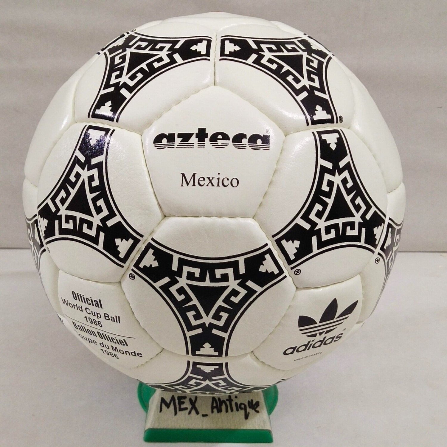 Adidas Azteca Mexico - FIFA World Cup Ball 1986 - Size 5 - Genuine Leather