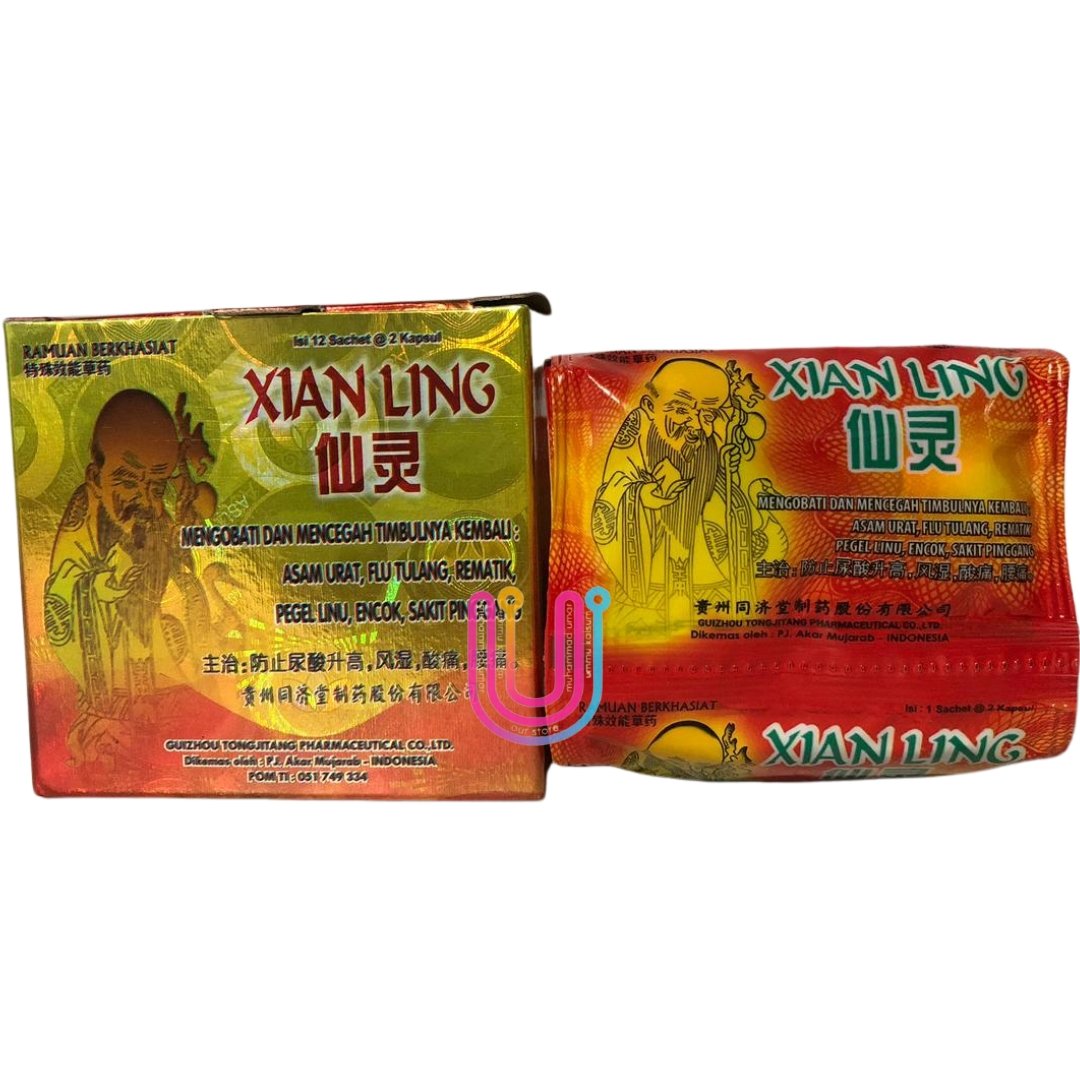 Original 3 Box Xian Ling Herb Capsule Arthritis Gout Rheumatism Back ...