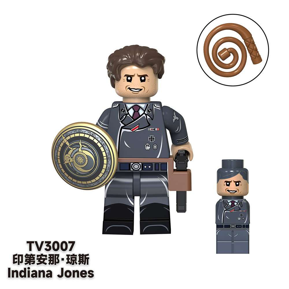 Movie Indiana Jones (Nazi uniform) TV3007 Minifigures Toys Gifts