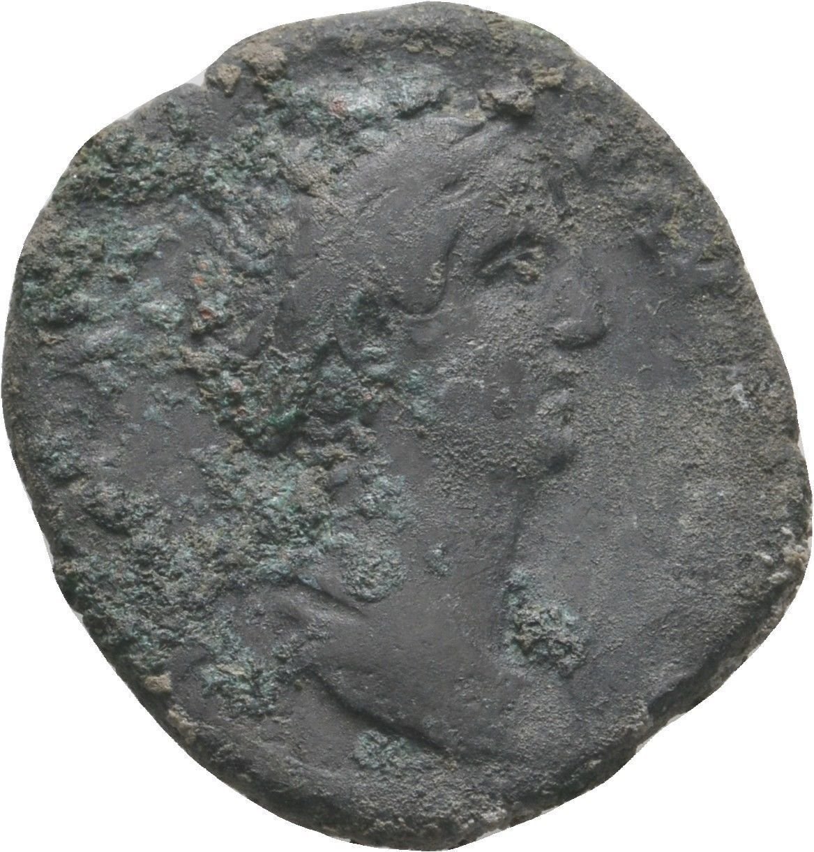 Ancient Rome AD 141 As Faustina I Vesta Palladium #2