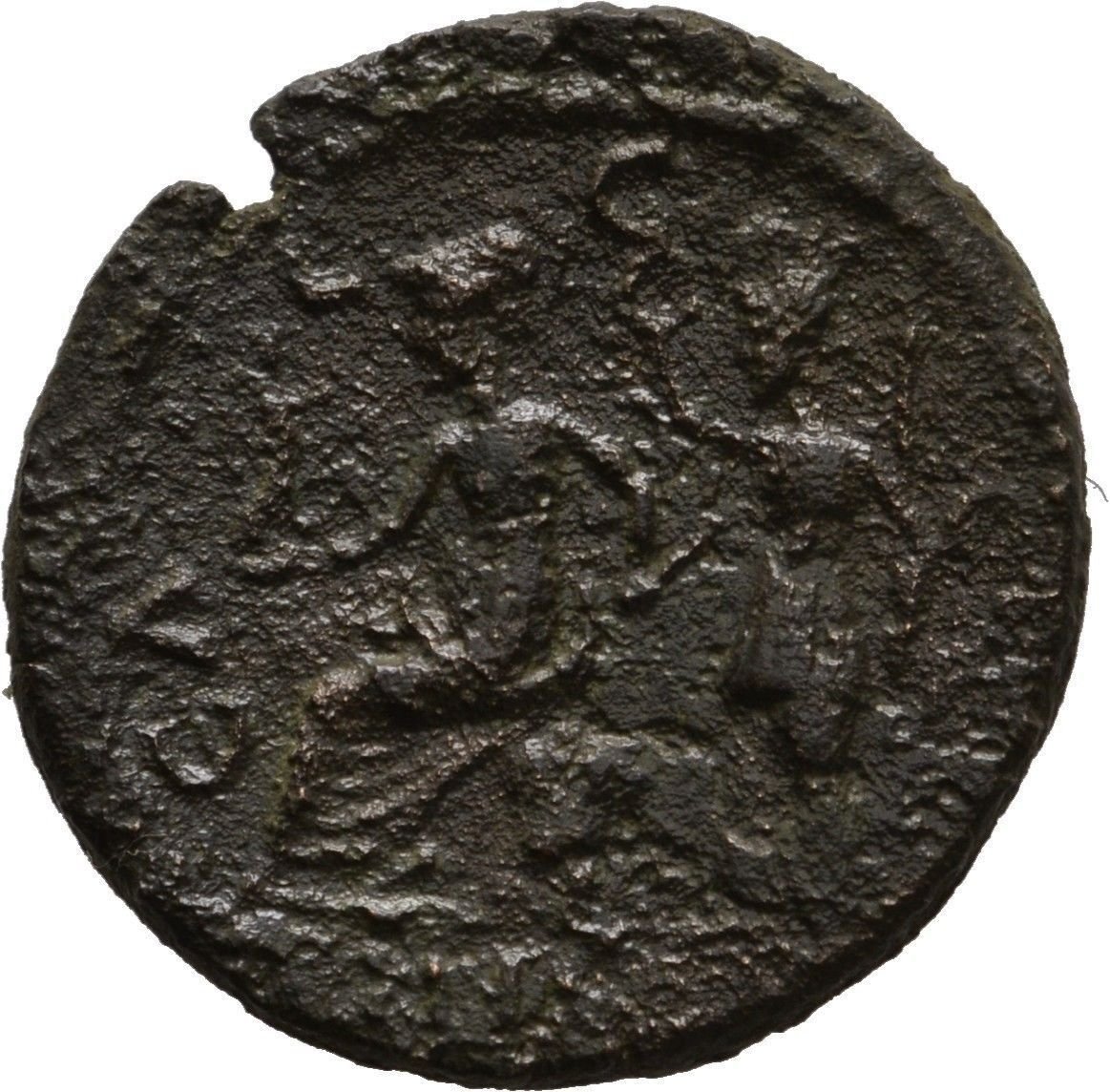 RARE Ancient Rome Macedon Edessa 238-244AD GORDIAN Roma VICTORY TYCHE