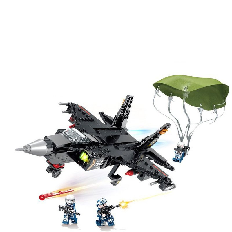 Supersonic Bomber Soldier Military Set Minifigures Block Toys