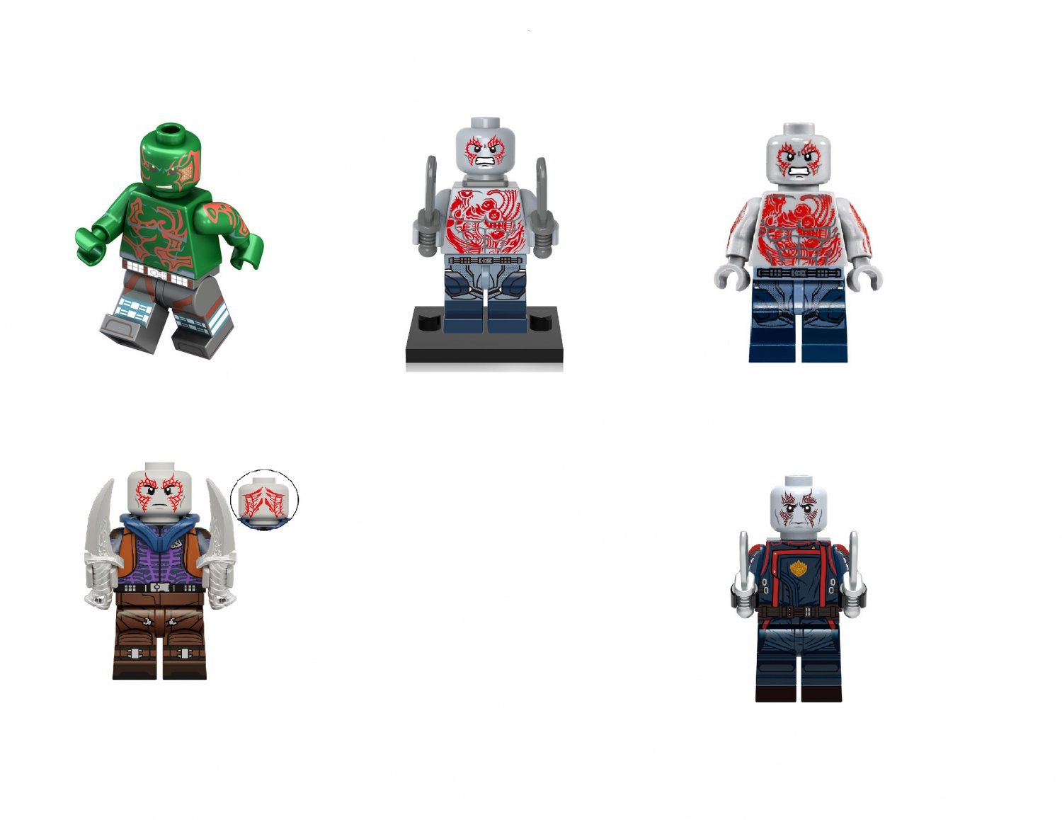 5 Best Drax the Destroyer The Guardians of the Galaxy Set Minifigures Toys