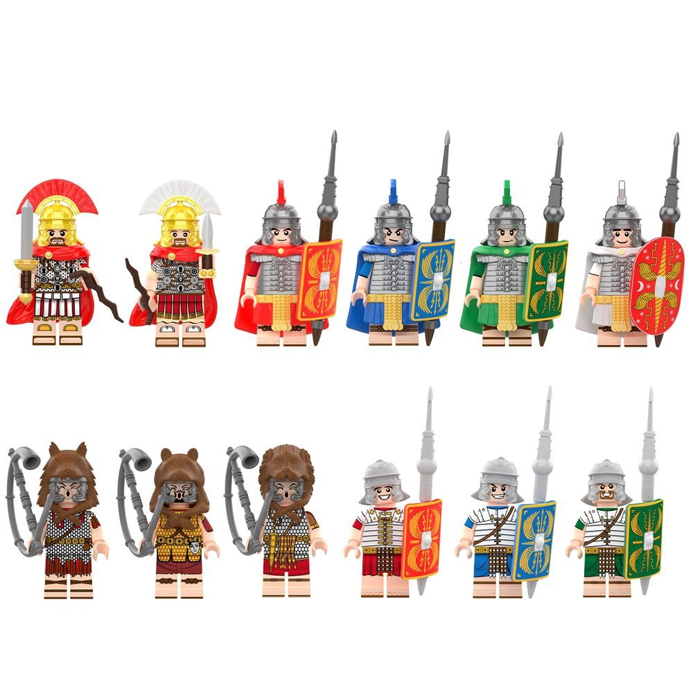 12 Best Ancient Rome Legions Soldier Roman Empire Set Minifigures Block ...