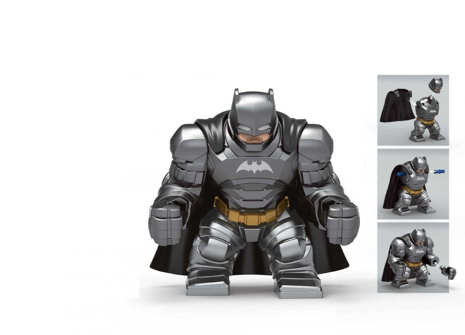 Big Armored Batman Superhero Minifigures Block Toys