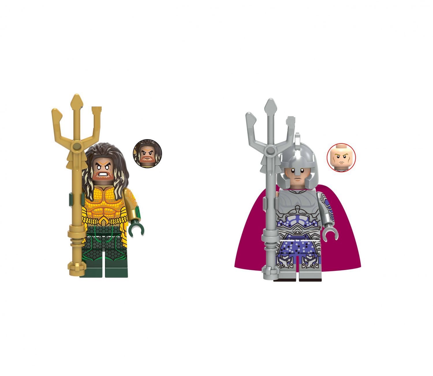 Ocean Master and Aquaman Aquaman and the Lost Kingdom Set Minifigures Toys