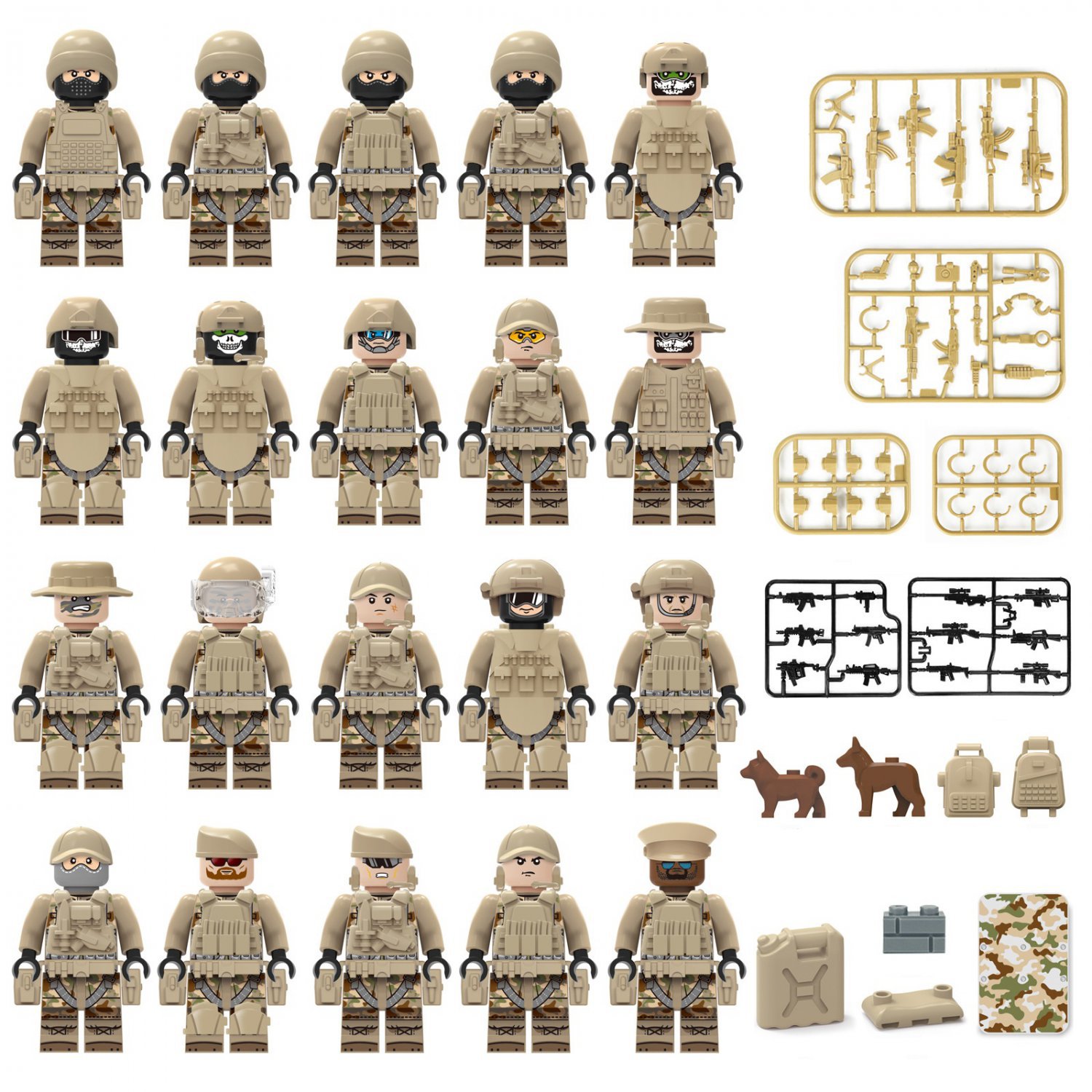 America 75th Ranger Regiment Modern Military Sets Minifigures Block Toys