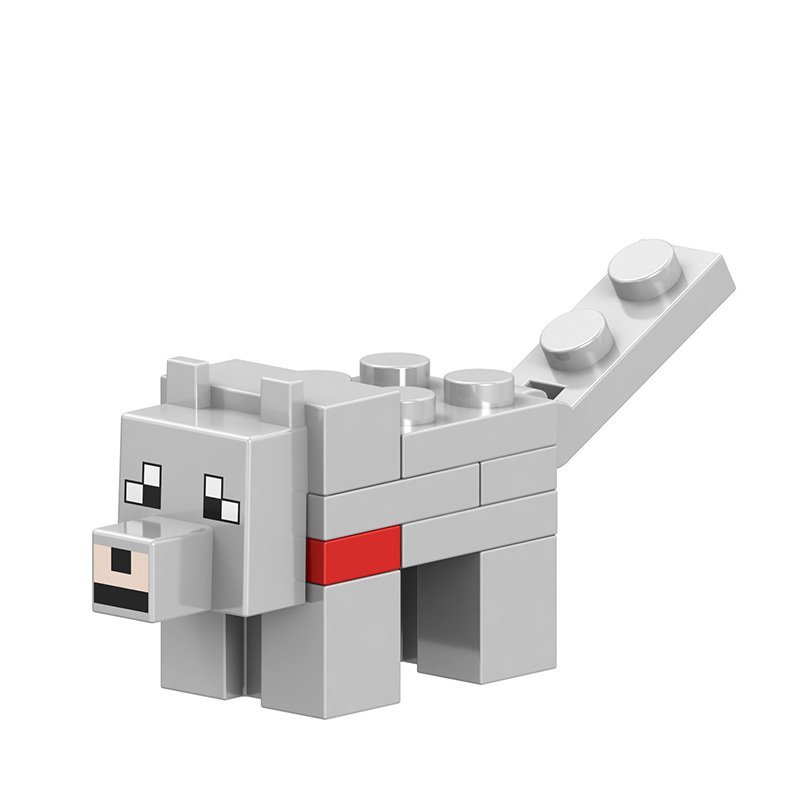 Wolf Minifigures Block Toys