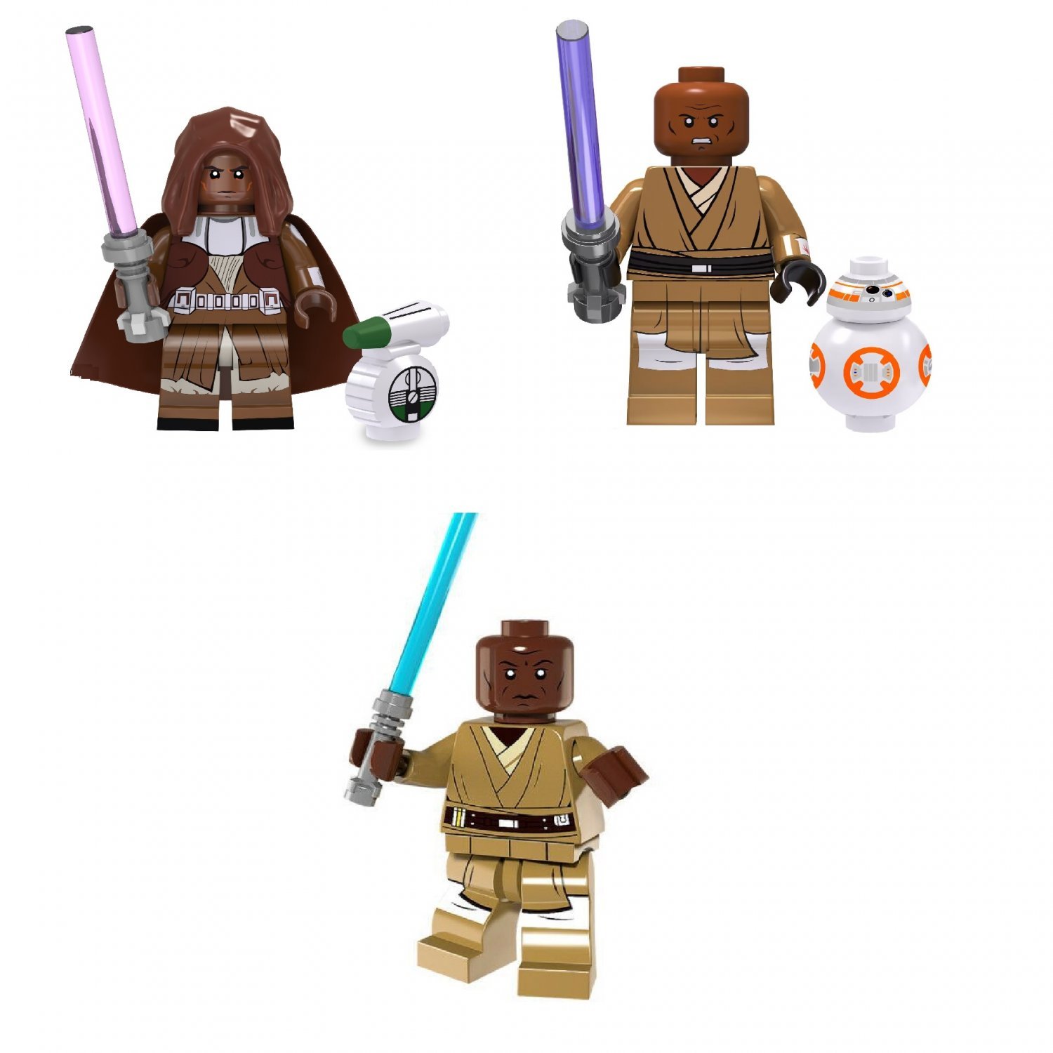 3 Best Mace Windu Star Wars Set Minifigures Block Toys