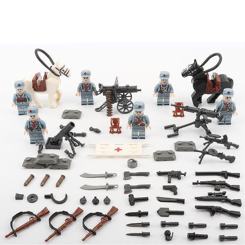 The Chinese red army of workers and peasants Military Set Minifigures ...