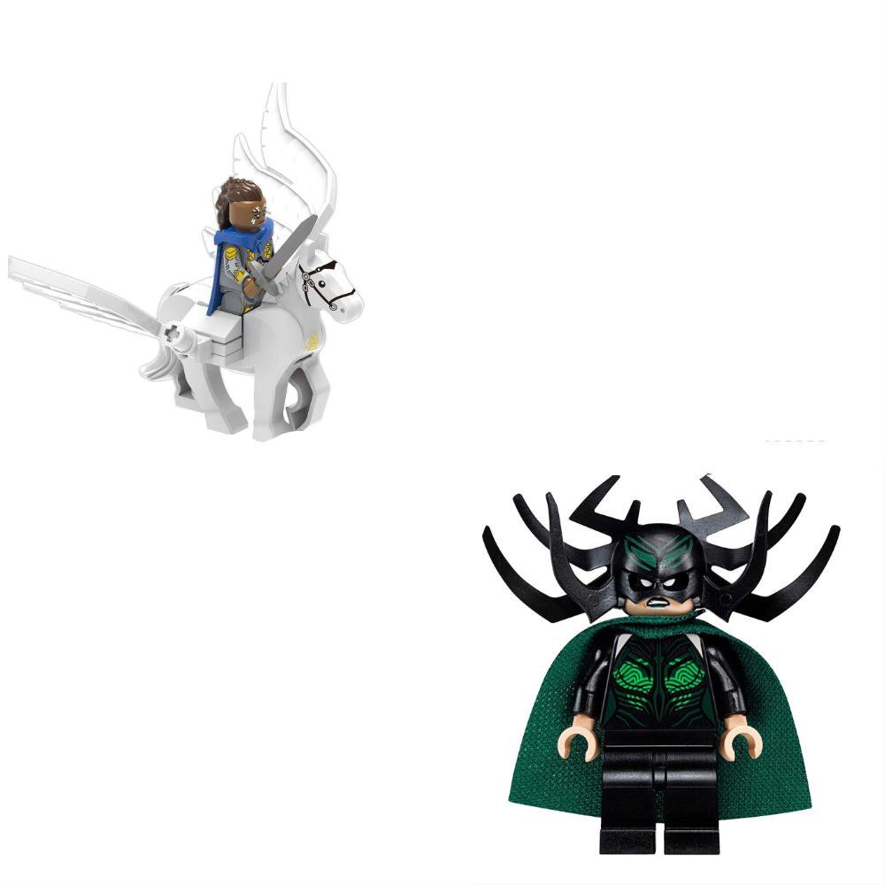 Valkyrie Vs Hela Thor Ragnarok Set Minifigures Block Toys