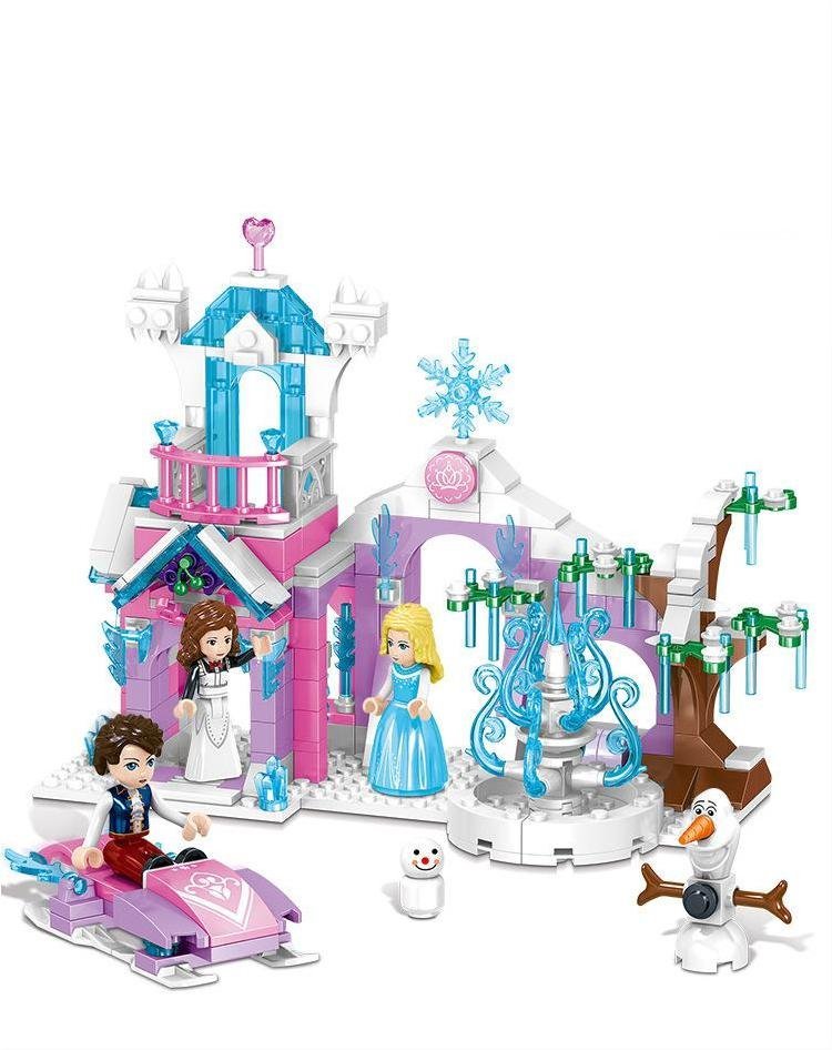 Elsa Ice Castle Frozen Set Minifigures Block Toys