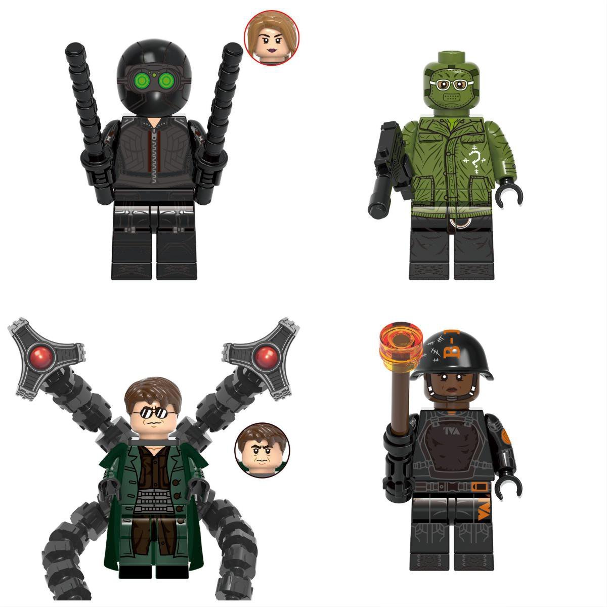 Yelena Belova Riddler B-15 Doctor Octopus Super Heroes Sets Minifigures ...