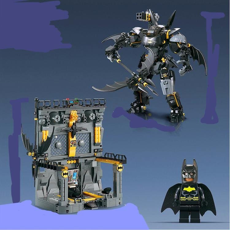 Batman Mecha Gnaku Batman Movie Sets Minifigures Block Toys