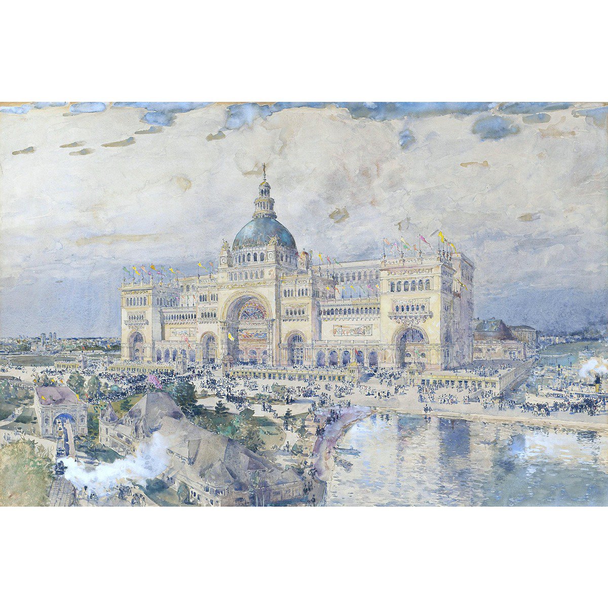 A View of the World's Columbian Expo, Chicago, 1893 - 40x50 Inch Rolled ...